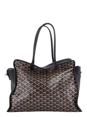 GOYARD Pm Hardy Pet Carrier Coated Canvas - Black