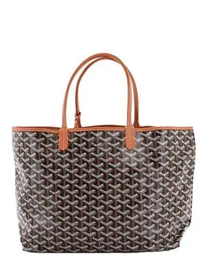 GOYARD Pm Saint Louis Tote Coated Canvas - Brown
