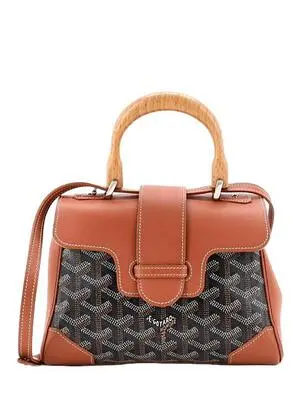 Goyard Saigon Top Handle Bag - Brown