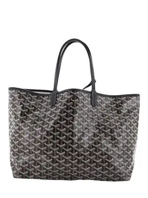 Goyard PM Saint Louis Coated Canvas Tote Black