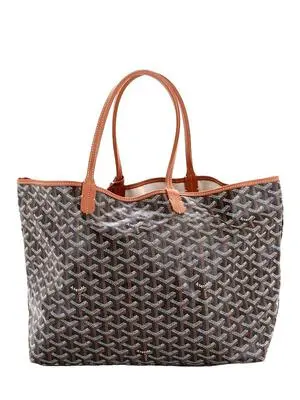 GOYARD Pm Saint Louis Coated Canvas Tote - Brown