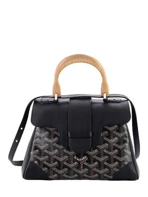 Goyard Mini Saigon Top Handle Bag Black