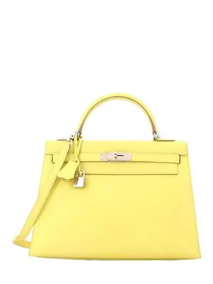 HERMES Kelly 32 Handbag - Soufre