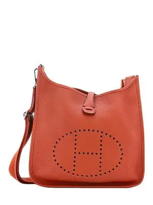 HERMES Pm Evelyne Bag Gen Iii Clemence - Brown