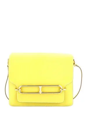 HERMES 23 Roulis Bag Evercolor - Yellow