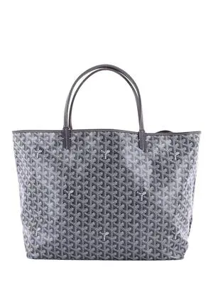 Goyard GM Saint Louis Tote Coated Canvas Gray