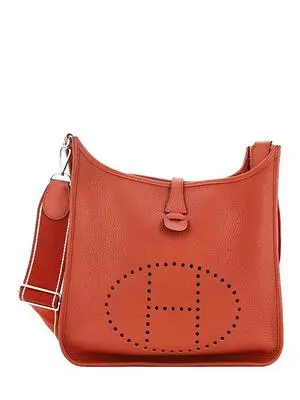 HERMES Pm Evelyne Bag Gen Iii Clemence - Brown