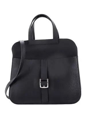 HERMES 31 Halzan Bag Clemence - Black
