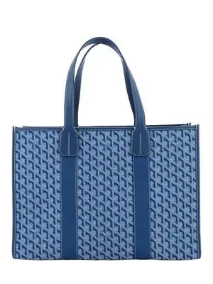 GOYARD Mm Villette Tote Coated Canvas - Blue