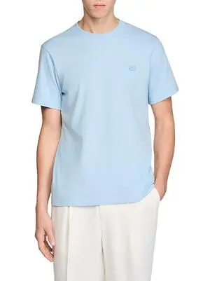Sandro Classic Retro Logo T-shirt - Sky Blue