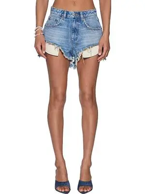 Ksubi Kut Off Maverik Kry Shorts - Denim