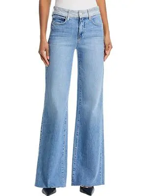 L'Agence Louane Ultra High-rise Wide-leg Jeans - Bexley