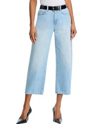 L'Agence Mallis High Rise Bow Leg Jeans - Brea