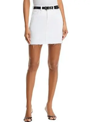 L'Agence Jolene Mini Skirt - Blanc