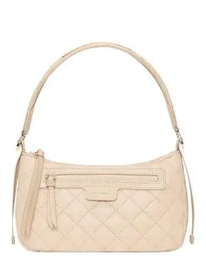 Mz Wallace Small Quilted Leather Park Shoulder Bag - Buff/light Gold
