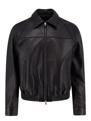 TONYWACK Vintage Leather Jacket - Black