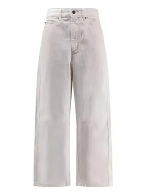 Soeur Eliott Denim Trousers - White