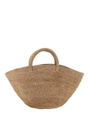 IBELIV Ela Raffia Handbag - Beige