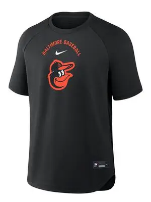 Nike Baltimore Orioles Authentic Collection Batting Practice Pregame Mlb Top - Black