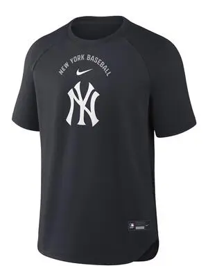 Nike New York Yankees Authentic Collection Batting Practice Pregame Mlb Top - Blue