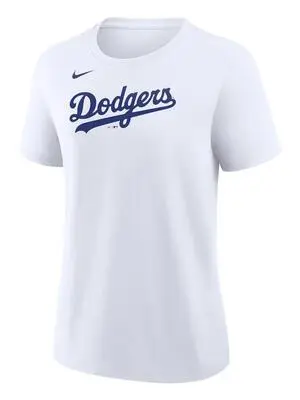 Nike Los Angeles Dodgers Wordmark Mlb T-shirt - White