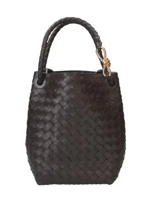 Bottega Veneta Andiamo Bucket Crossbody Bag - Brown
