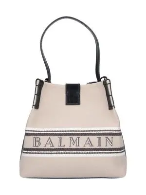Balmain Release Bucket Bag - White