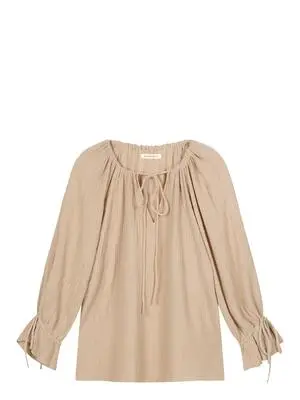 BY MALENE BIRGER Rose Weave Blouse - Sand