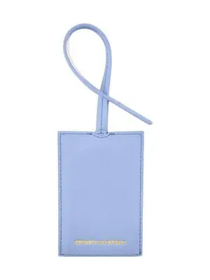Stoney Clover Lane Textured Faux Leather Luggage Tag - Periwinkle