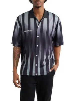 SANTO STUDIO Hunter Lawrence Editionteam Button-up Shirt - Black