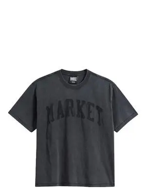 MARKET Arc Logo Appliqué T-shirt - Black