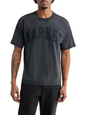 MARKET Arc Logo Appliqué T-shirt Black
