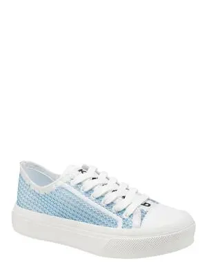 Karl Lagerfeld Paris Giddeon Low Top Sneakers - Baltic Blue/white