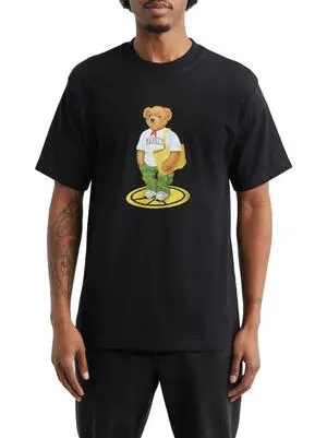 MARKET Stand For Peace Bear Graphic T-shirt - Black