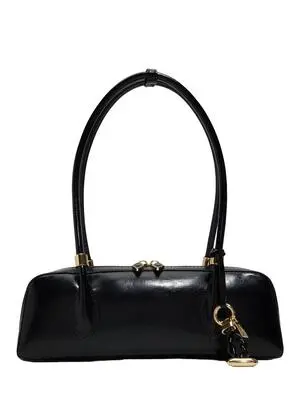 Aldo Faux Leather Elanorabagg Shoulder Bag - Black