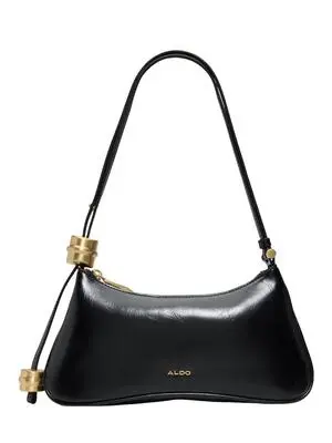 Aldo Amelliee Faux Leather Shoulder Bag - Black Overflow