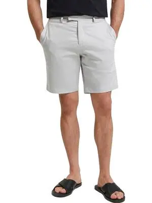 Ted Baker London Slim-fit Stretch-cotton Chino Shorts - Stone