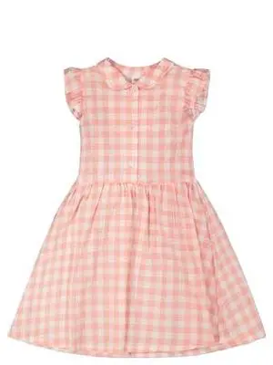 DEUX PAR DEUX Gingham Sleeveless Dress - Pink Gingham