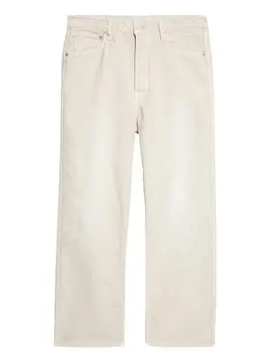 Visvim Fluxus 01 Corduroy Wide-leg Pants - Ivory