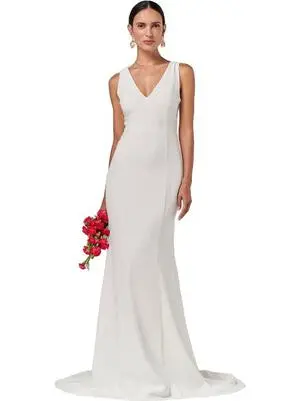 BWLDR Viola Maxi Gown - White
