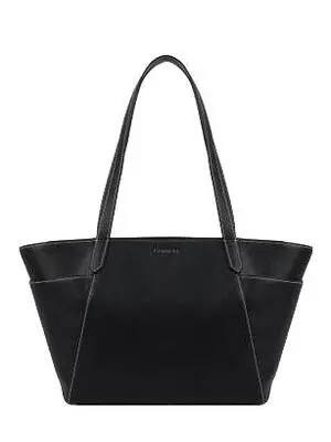 LAMBERT Opale Vegan Leather Tote Bag - Black