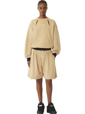 LANVIN Cotton Bermuda Shorts - Sand