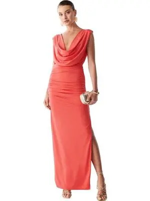 BWLDR Kaylie Maxi Dress - Coral