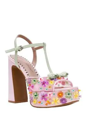 Betsey Johnson Melodie Platform Sandal - Pink Multi