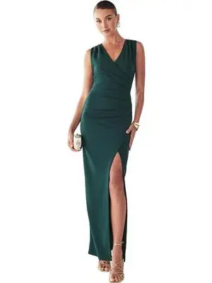 BWLDR Merry Maxi Dress Emerald