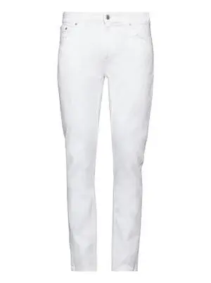 DEPARTMENT 5 Tapered Solid Denim Jeans - White