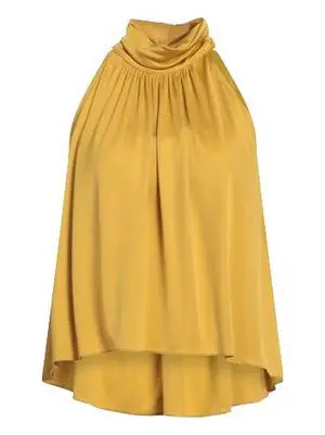 DEPARTMENT 5 Satin Halterneck Top - Yellow
