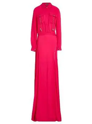 Elisabetta Franchi Maxi Shirt Dress - Pink