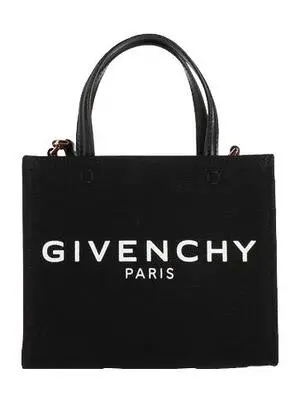 Givenchy Handbag In Canvas With Logo And Shoulder Strap Black