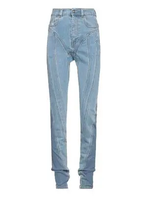 MUGLER Denim Skinny Jeans - Blue